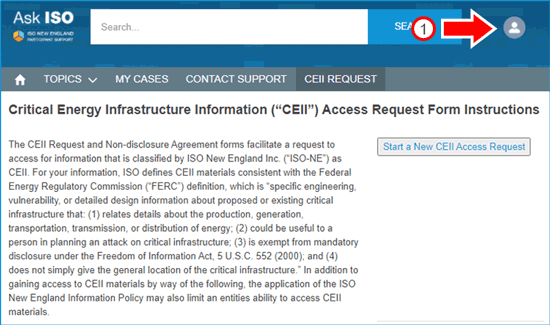 How to complete a CEII Access Request form