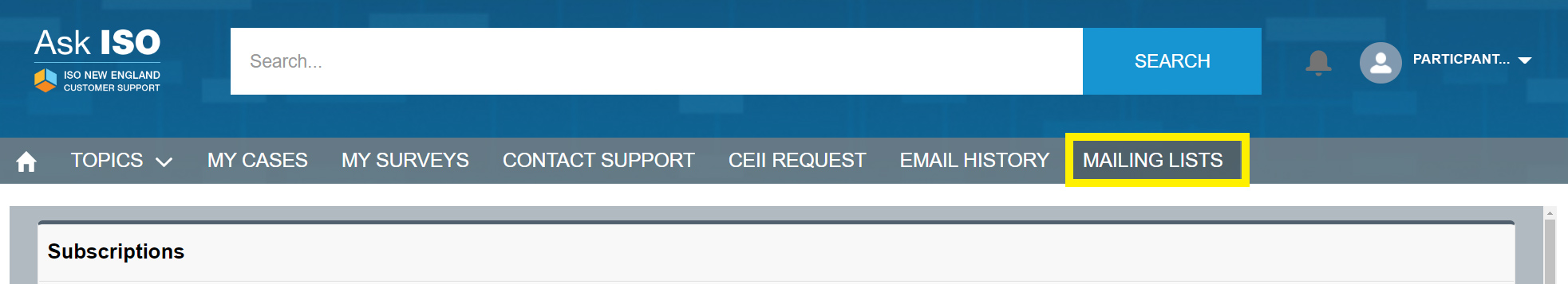 How to manage your ISO mailing list subscriptions